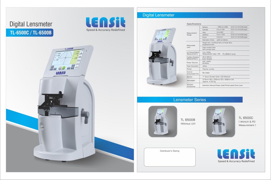 Lensit Digital Lensemeter - Eye Tech Medical Instrument